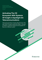 Activating the CX Ecosystem with Systems of Insight: A Spotlight on ...
