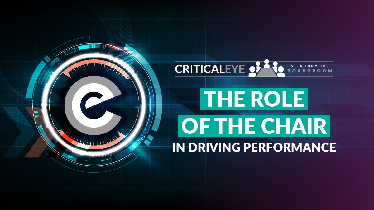 The Role of the Chair in Driving Performance