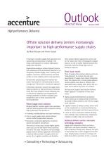 Offsite solution delivery centres increasingly important to high ...