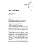 Chief Talent Officer