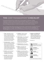 The Cost Management Checklist