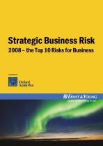 Strategic Business Risk 2008 – the Top 10 Risks for Business